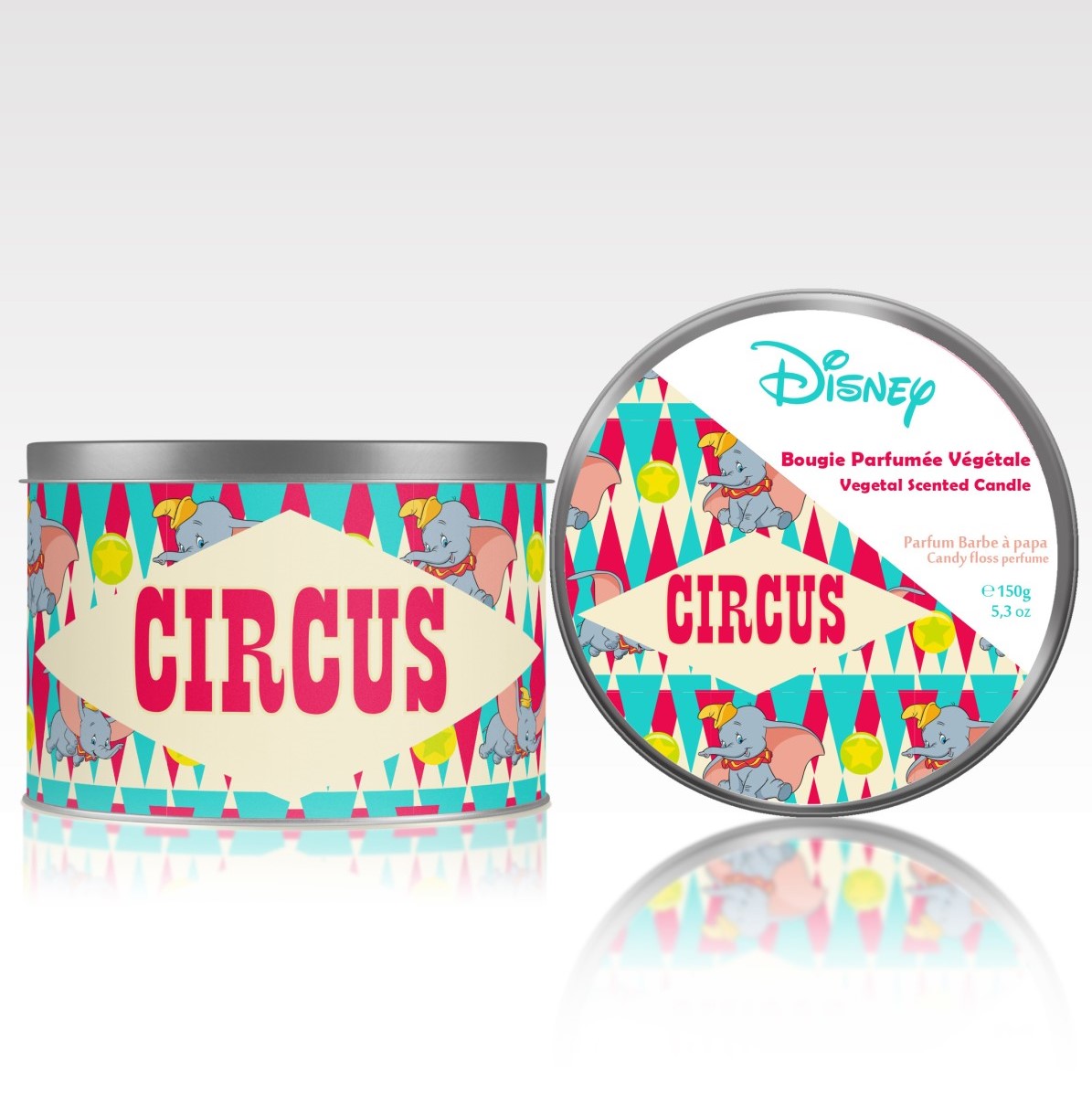 Dumbo Circus Metal Disney Candle • Plush World