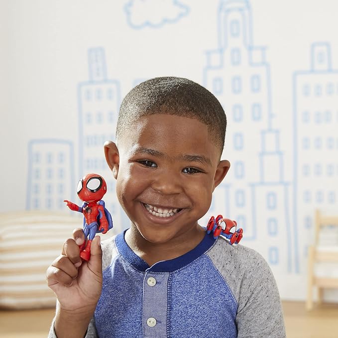 Marvel Spidey and His Amazing Friends Trace-E and Spidey Hero Reveal ...